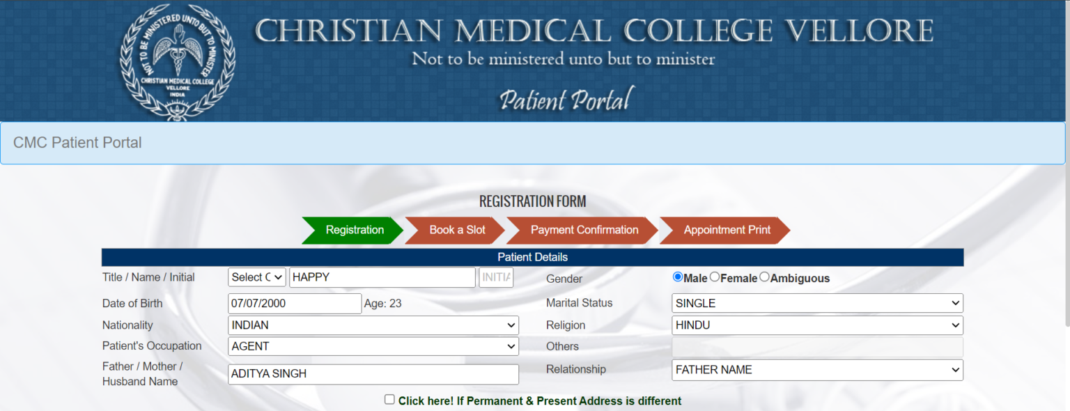 How to Book CMC Vellore Online Appointment: Your Easy 10-Step ...